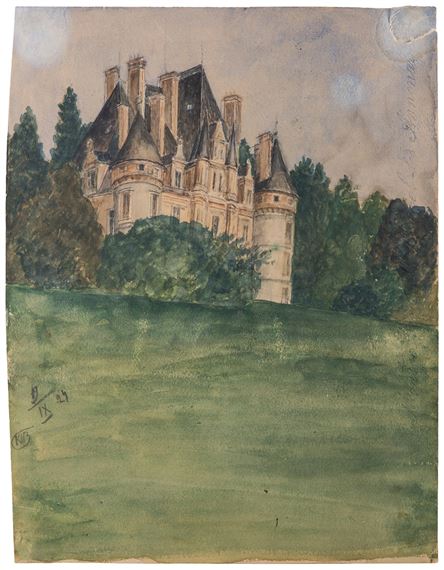 Kuz'ma Petrov-Vodkin | Petrov-Vodkin, K.S. Castle (1924) | MutualArt