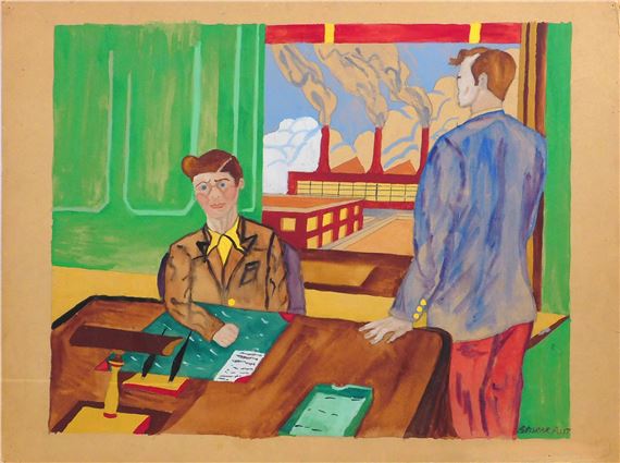 George Booth Post | The Meeting | MutualArt