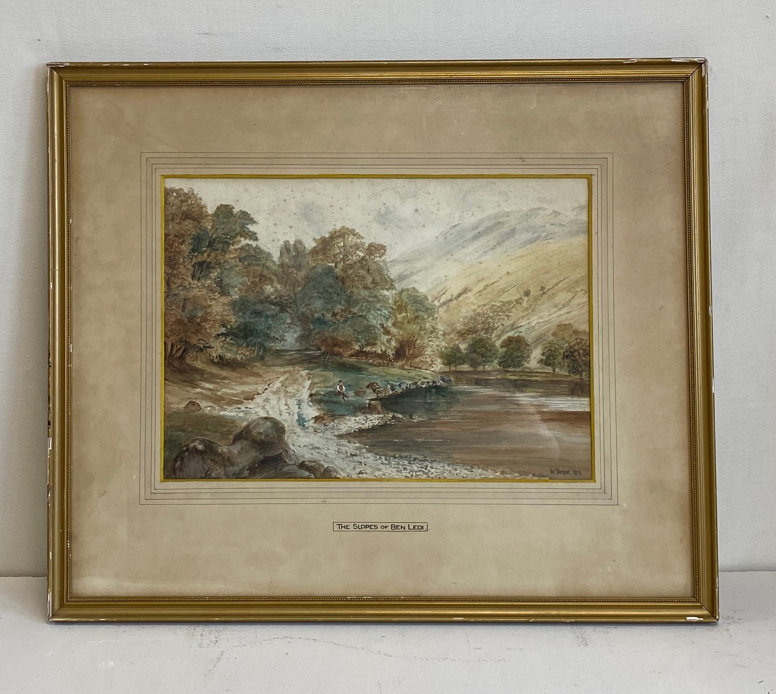 W. Taylor | The slopes of Ben Ledi (1925) | MutualArt