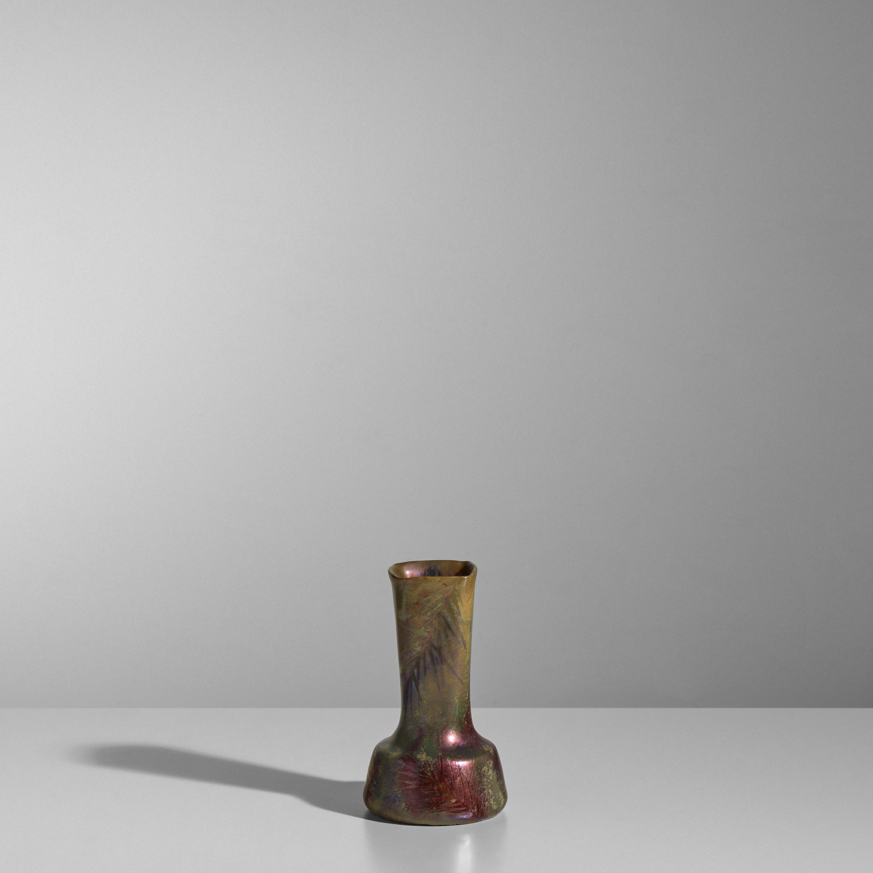 Lucien Lévy-Dhurmer | Vase circa 1895 for Clément Massier, stoneware ...