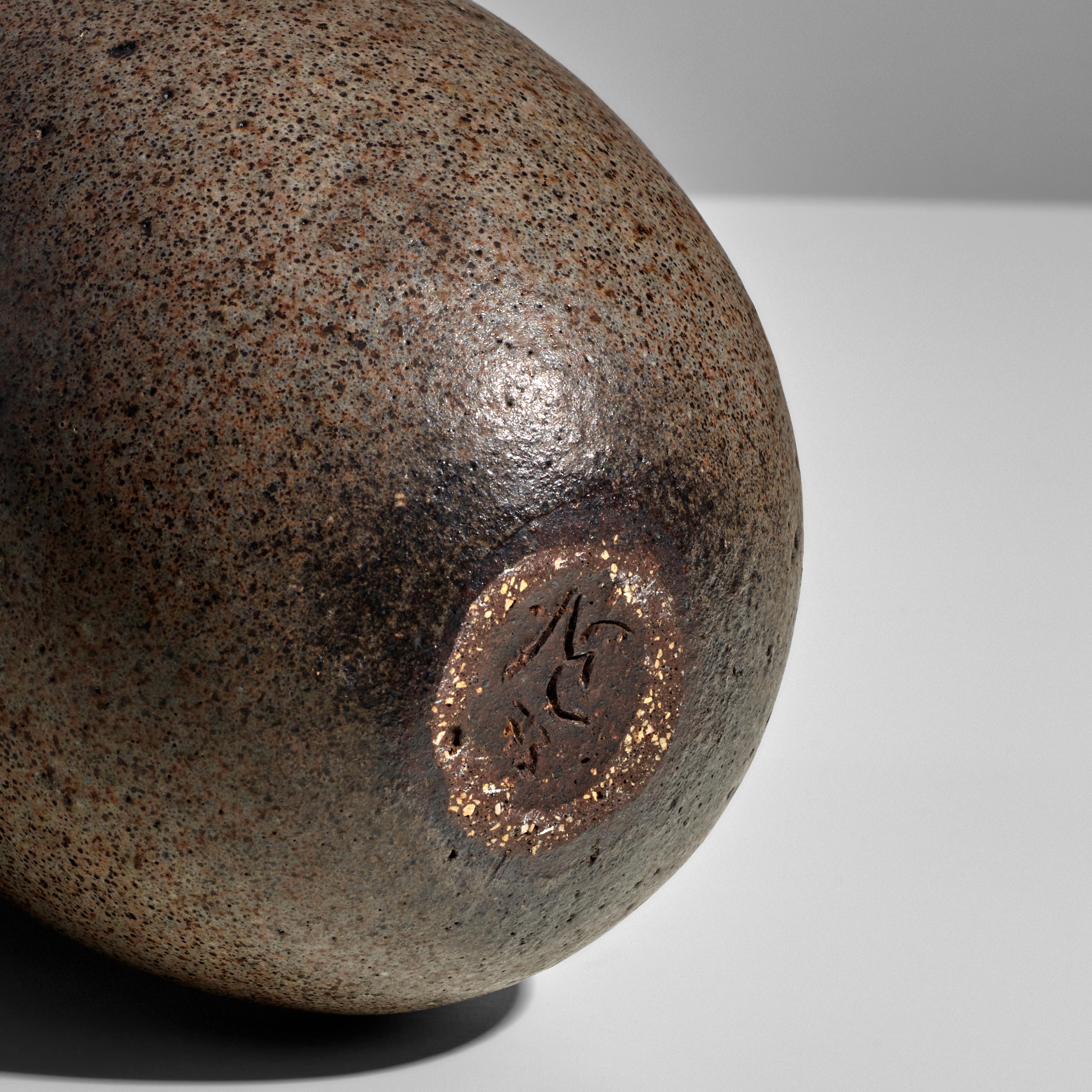 Maurice de Coulon | Vase circa 1973 glazed stoneware, incised artist's monogram 'MC' height 5in ...