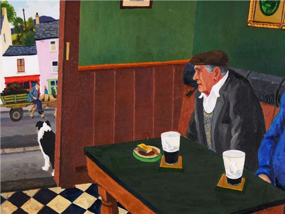 James MacIntyre | Keeping An Eye, Pub, Roundstone, Co. Galway | MutualArt