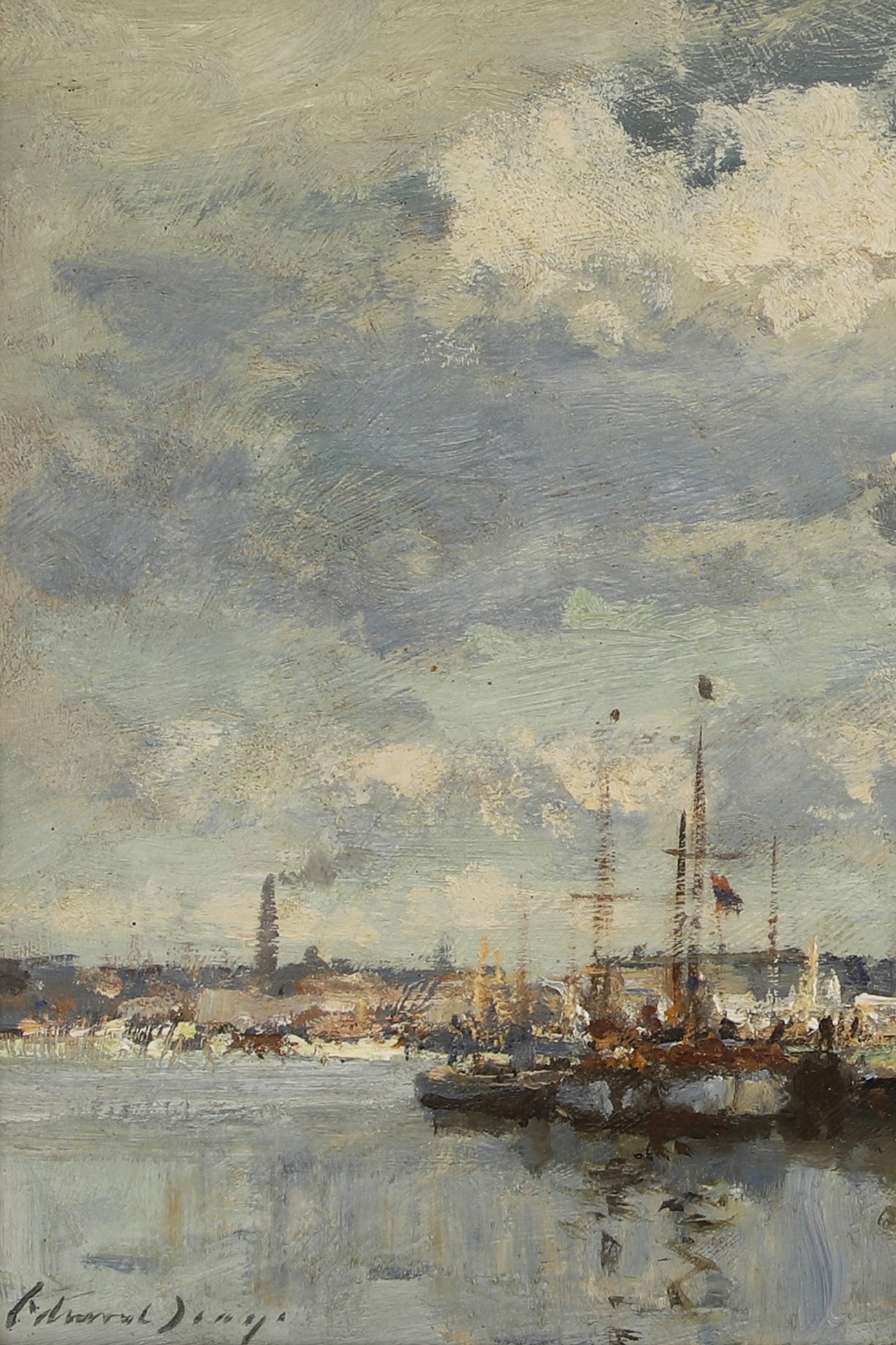 Edward Brian Seago | Harbour Scene, Dieppe | MutualArt