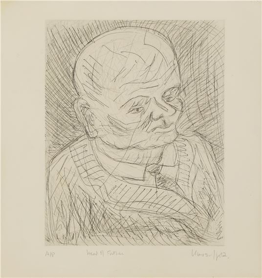 Leon Kossoff | Head of Father (1982) | MutualArt