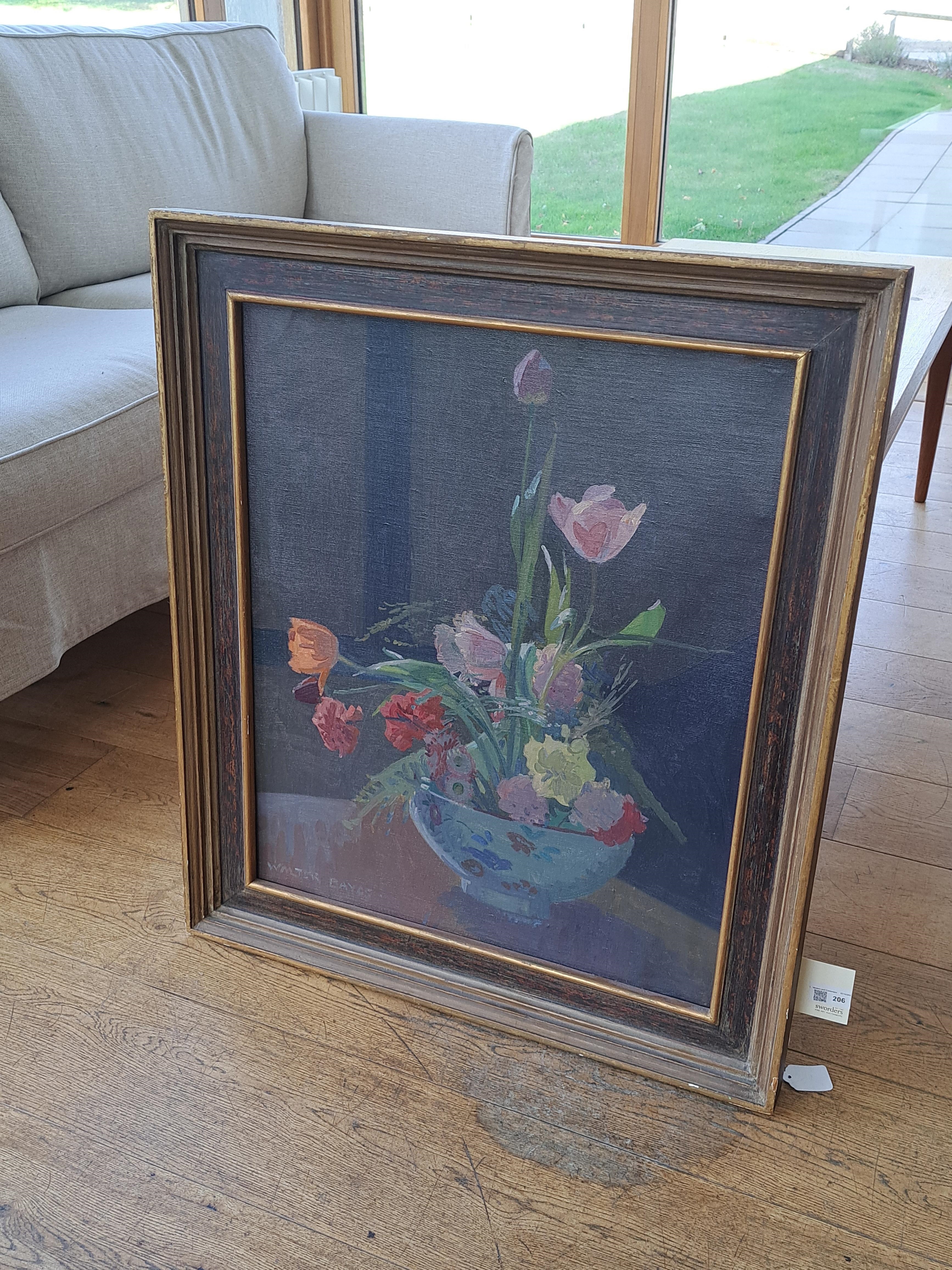 Walter John Bayes | Still life of spring flowers in a porcelain bowl ...