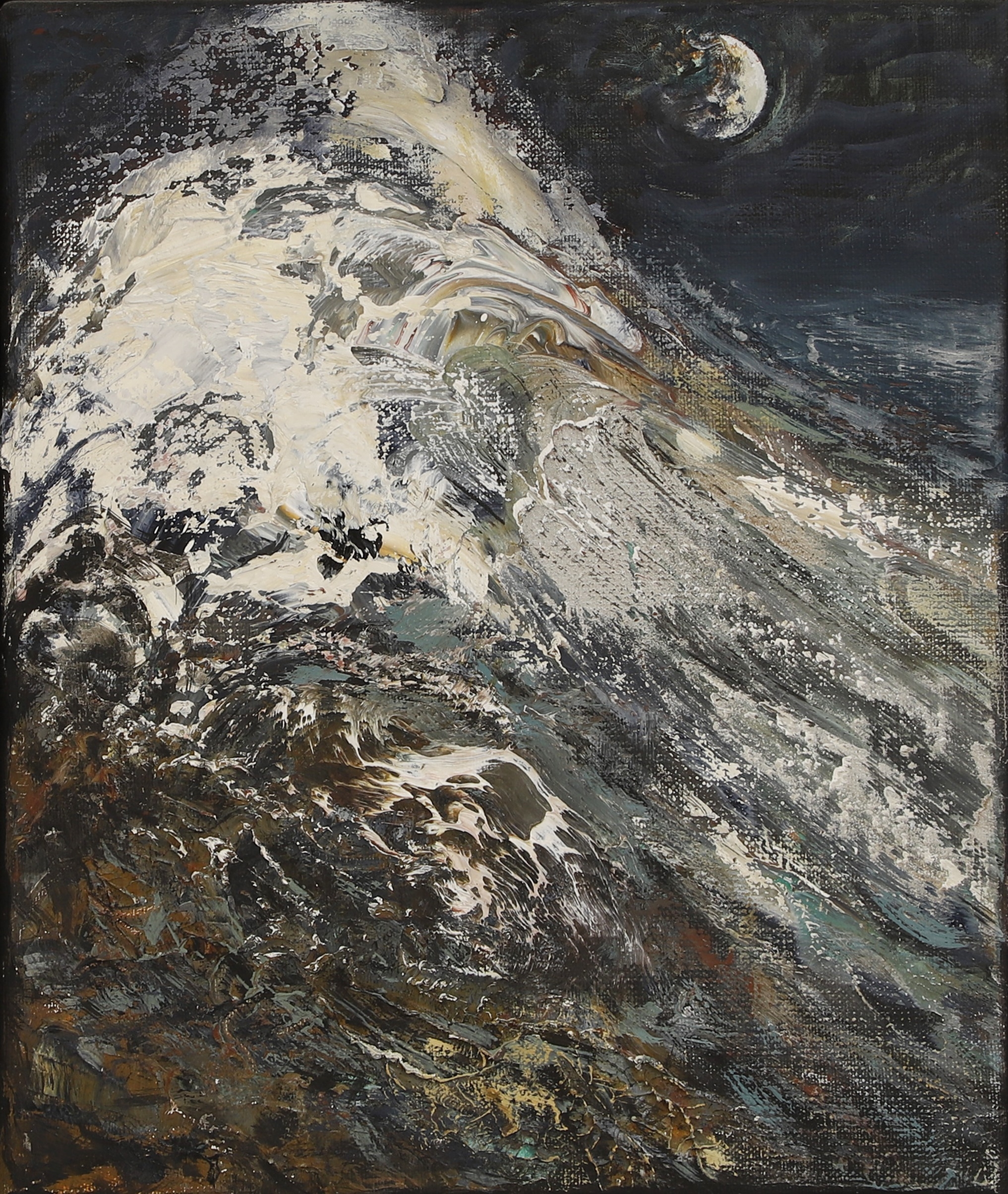 Maggi Hambling | Moon and Sea (2005) | MutualArt
