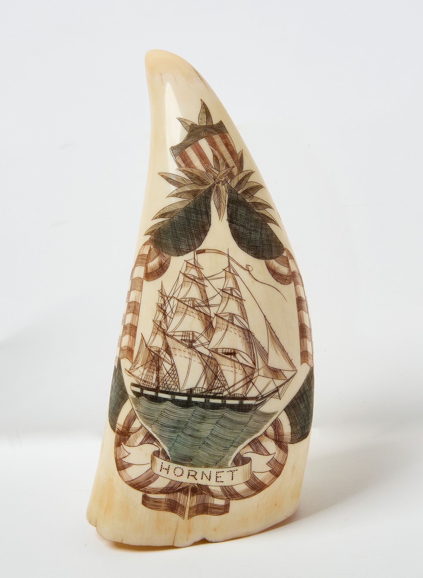 Robert Spring | Depicts a portrait of the ship 'Hornet' | MutualArt