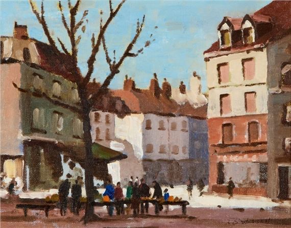 R. B. Watson | Dieppe Market Place | MutualArt