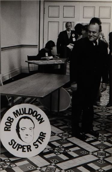 Murray Cammick | Robert Muldoon at National Park Convention, Wellington ...