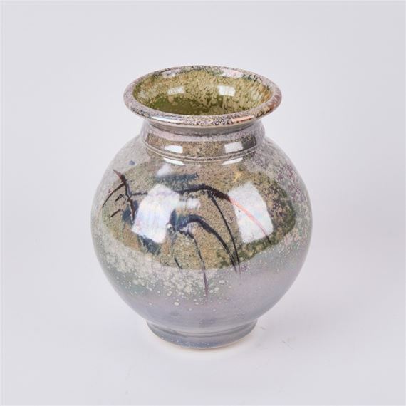 Paul Laird | An Effervescently Glazed Paul Laird Vase | MutualArt