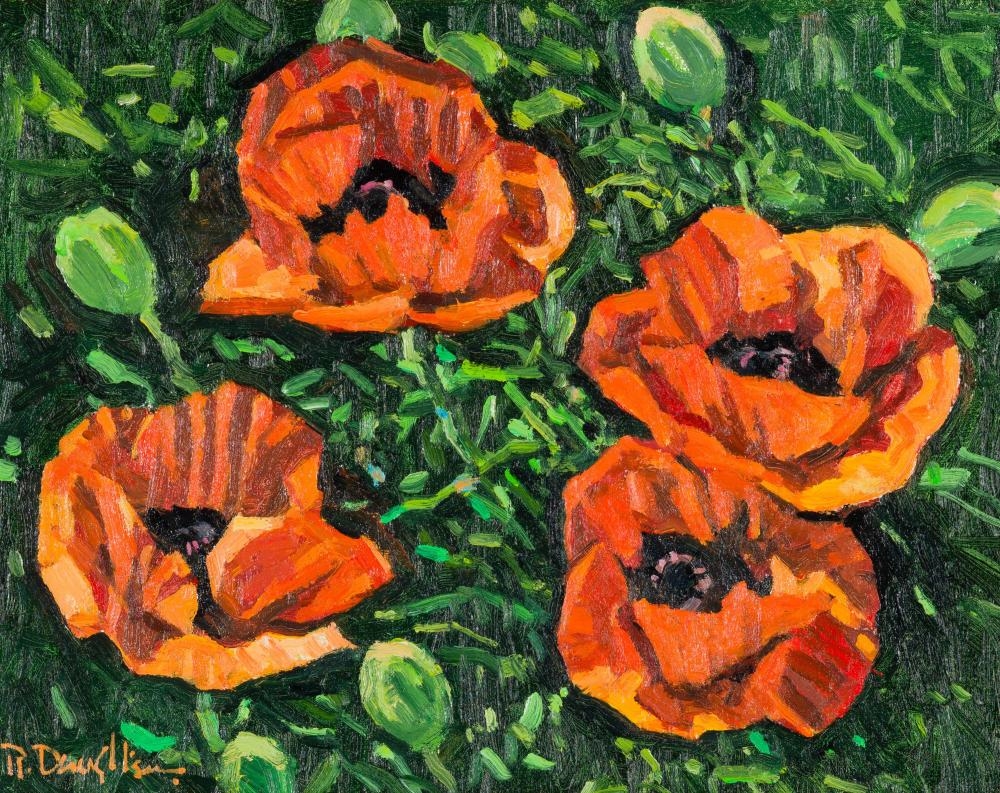 Robert Daughters | 4 Poppies | MutualArt