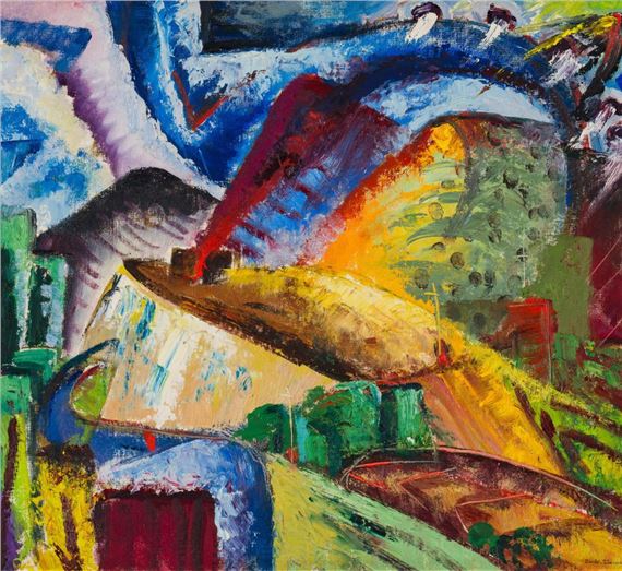 Beulah Stevenson | Hillside and Tony (1948) | MutualArt