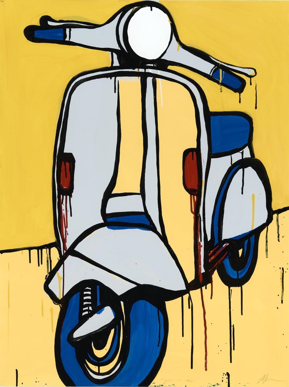 Jasper Knight | Yellow 150 Piaggio | MutualArt