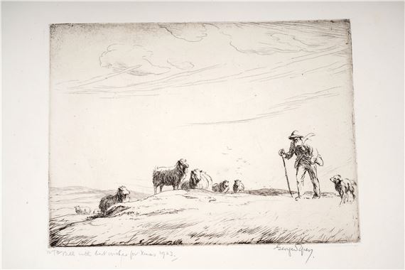 George Soper | A Herd in the Highlands (1923) | MutualArt