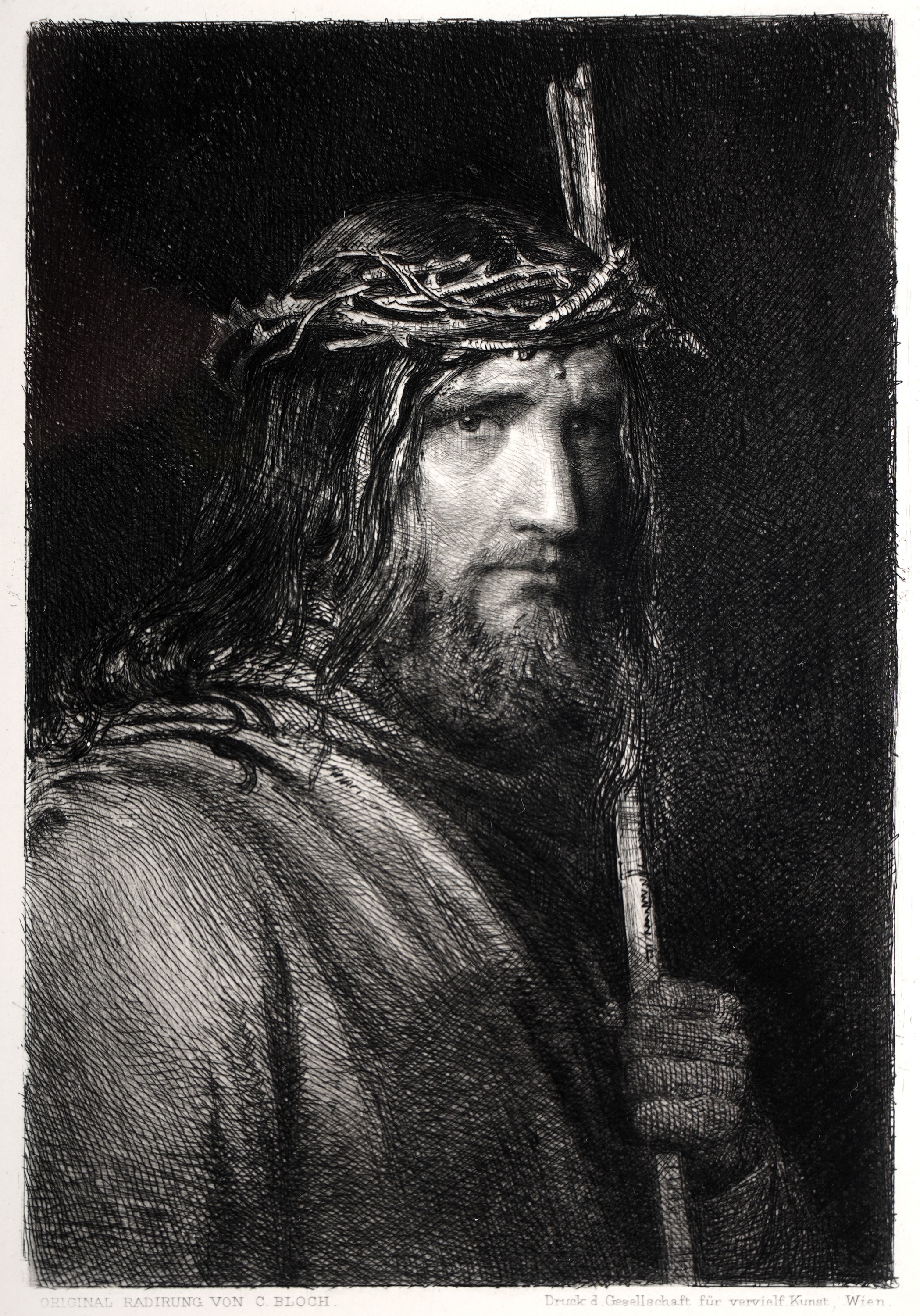 Carl Bloch | Christ with a Crown of Thorns | MutualArt