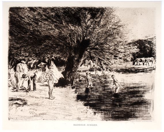 Max Liebermann | Badende Jungen | MutualArt