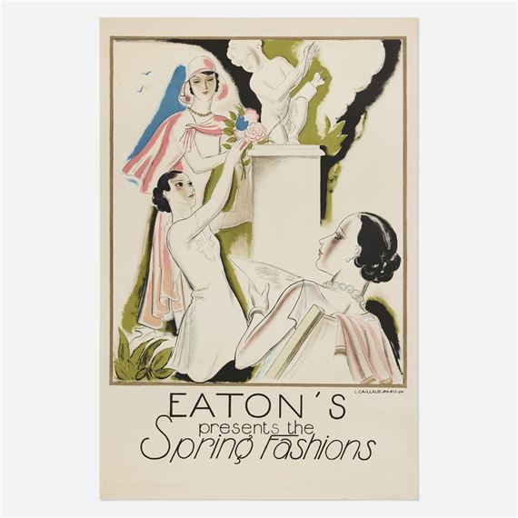 Louis Caillaud | Eaton's / Spring Fashions vintage poster (1930 ...