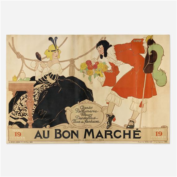 Rene Vincent | Au Bon Marché vintage poster (1929) | MutualArt