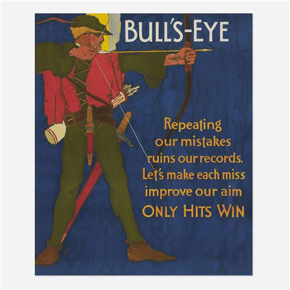 Willard Frederic Elmes | Mather / Bull's-Eye work incentive vintage ...