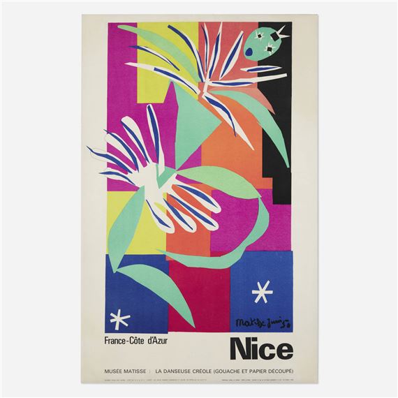 Henri Matisse | Nice / La Danseuse Créole vintage poster (1965) | MutualArt
