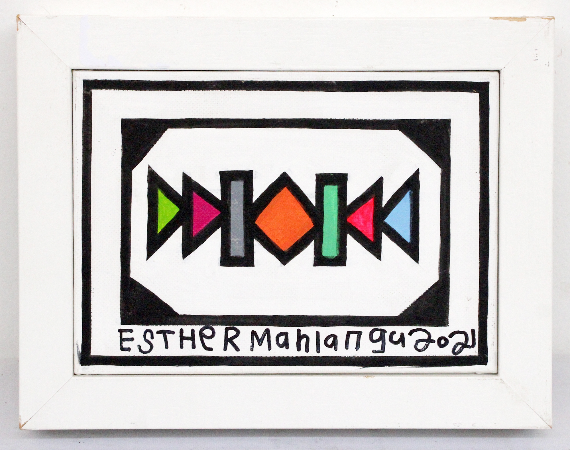 Esther Mahlangu | NDEBELE PATTERN (2021) | MutualArt
