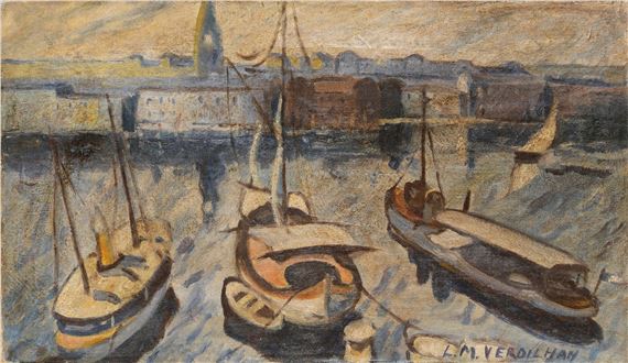 Louis Mathieu Verdilhan | Le port de Marseille | MutualArt