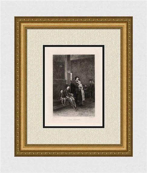 Henri Jules Jean Geoffroy | Chill Penury (1891) | MutualArt