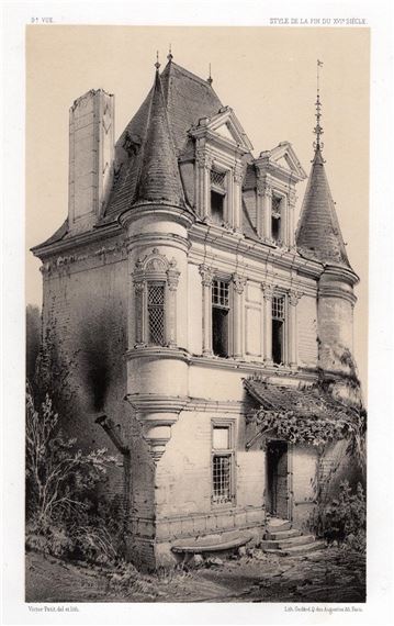 Victor Petit | The Old Castle Of Villene (1860) | MutualArt