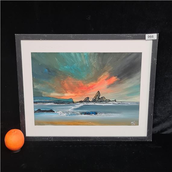 Marcel Lindsay | Morning rocks at Howth (2024) | MutualArt