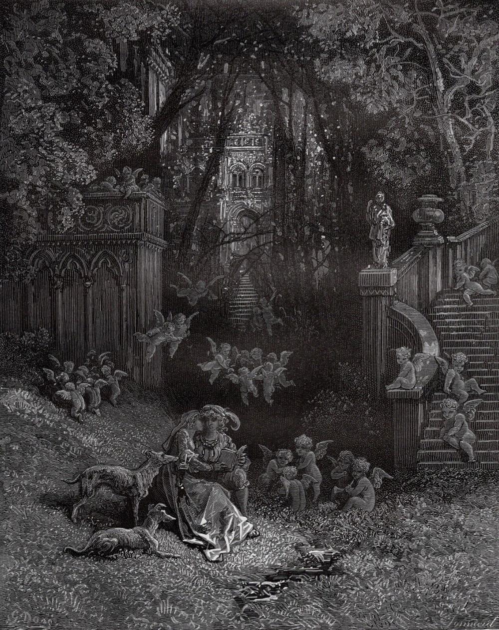 Gustave Doré | Alcina and Ruggiero as Happy Lovers (1880) | MutualArt