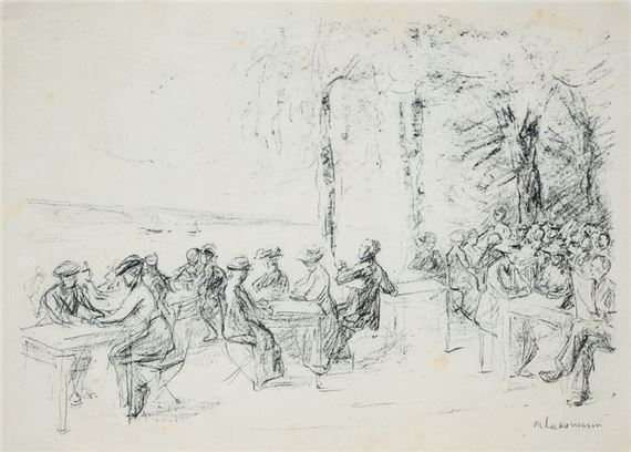Max Liebermann | The coffee terrace | MutualArt
