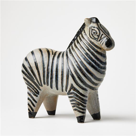 Lisa Larson | Zebra, skulptur | MutualArt