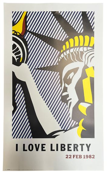 Roy Lichtenstein | I Love Liberty | MutualArt