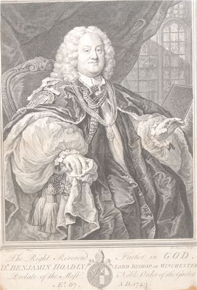 William Hogarth | The Right Reverend Dr. Benjamin Hoadly, Lord Bishop ...