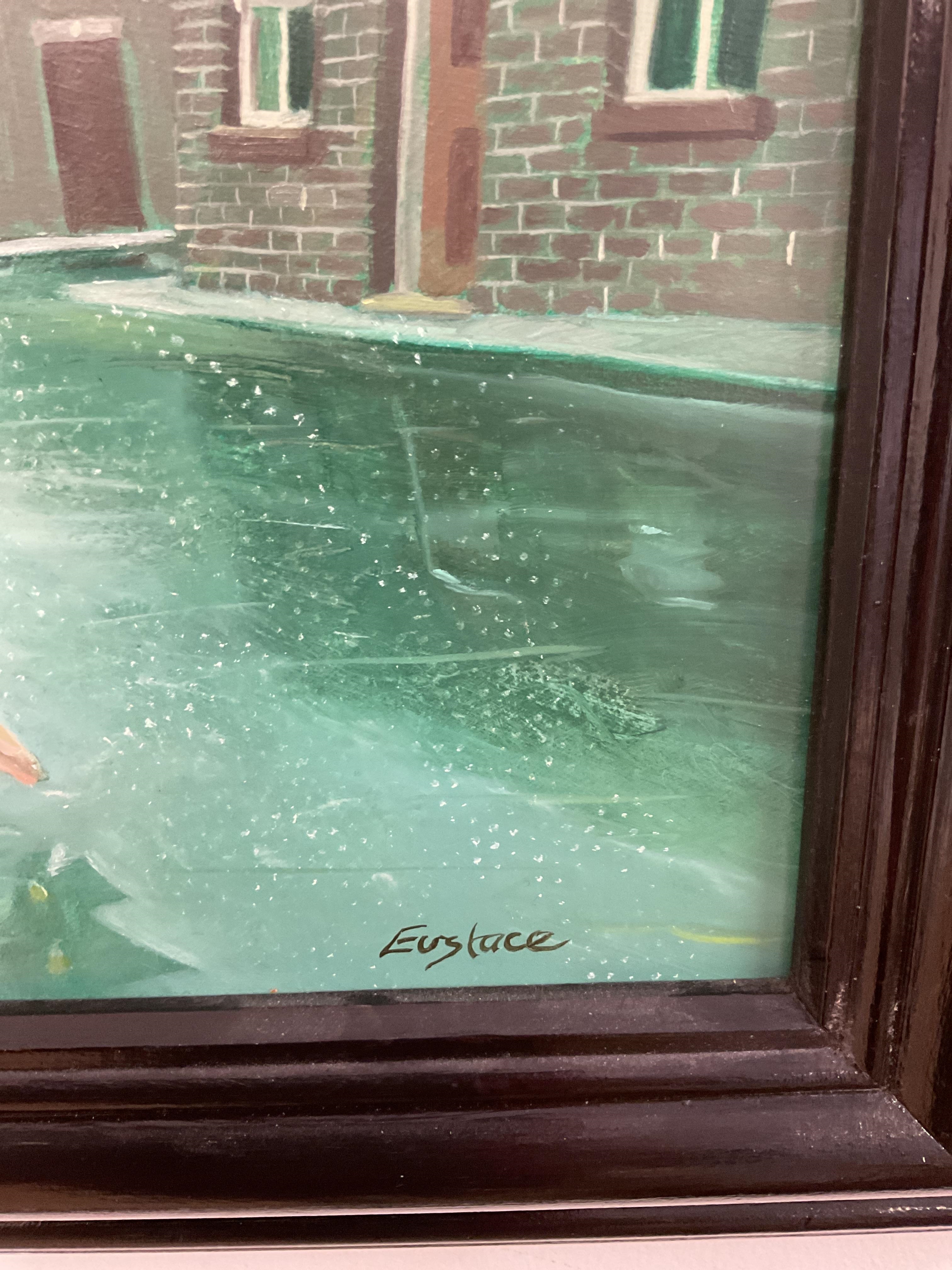 David Eustace | Through Wet Street | MutualArt