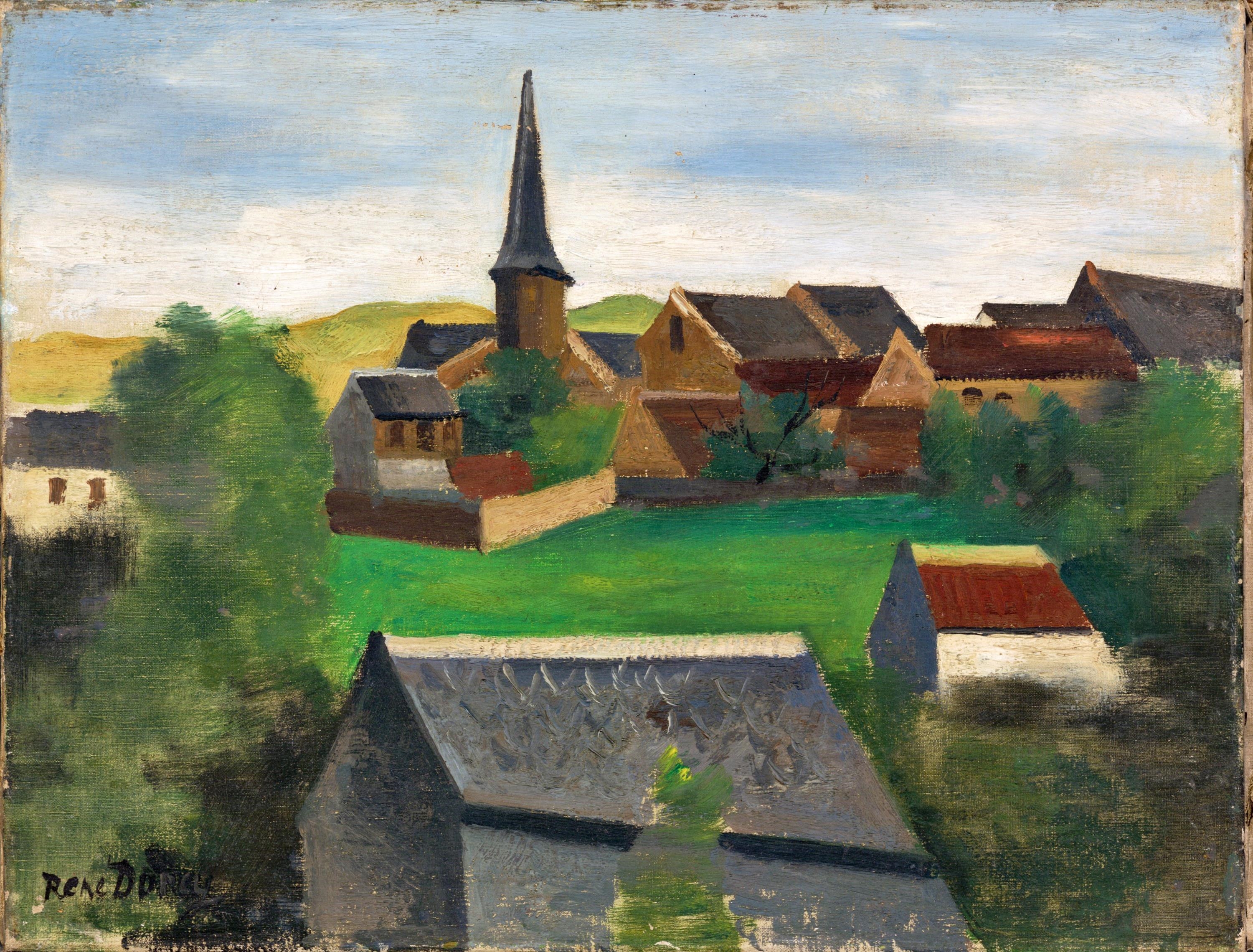 Rene Durey | Kostel ve městě | MutualArt
