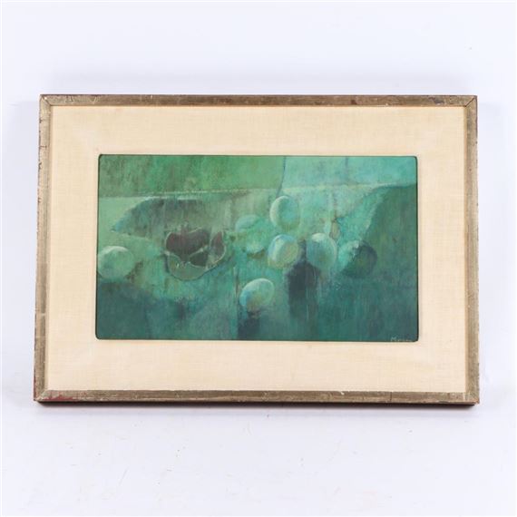 Randall Morgan | abstract still life with grapes | MutualArt