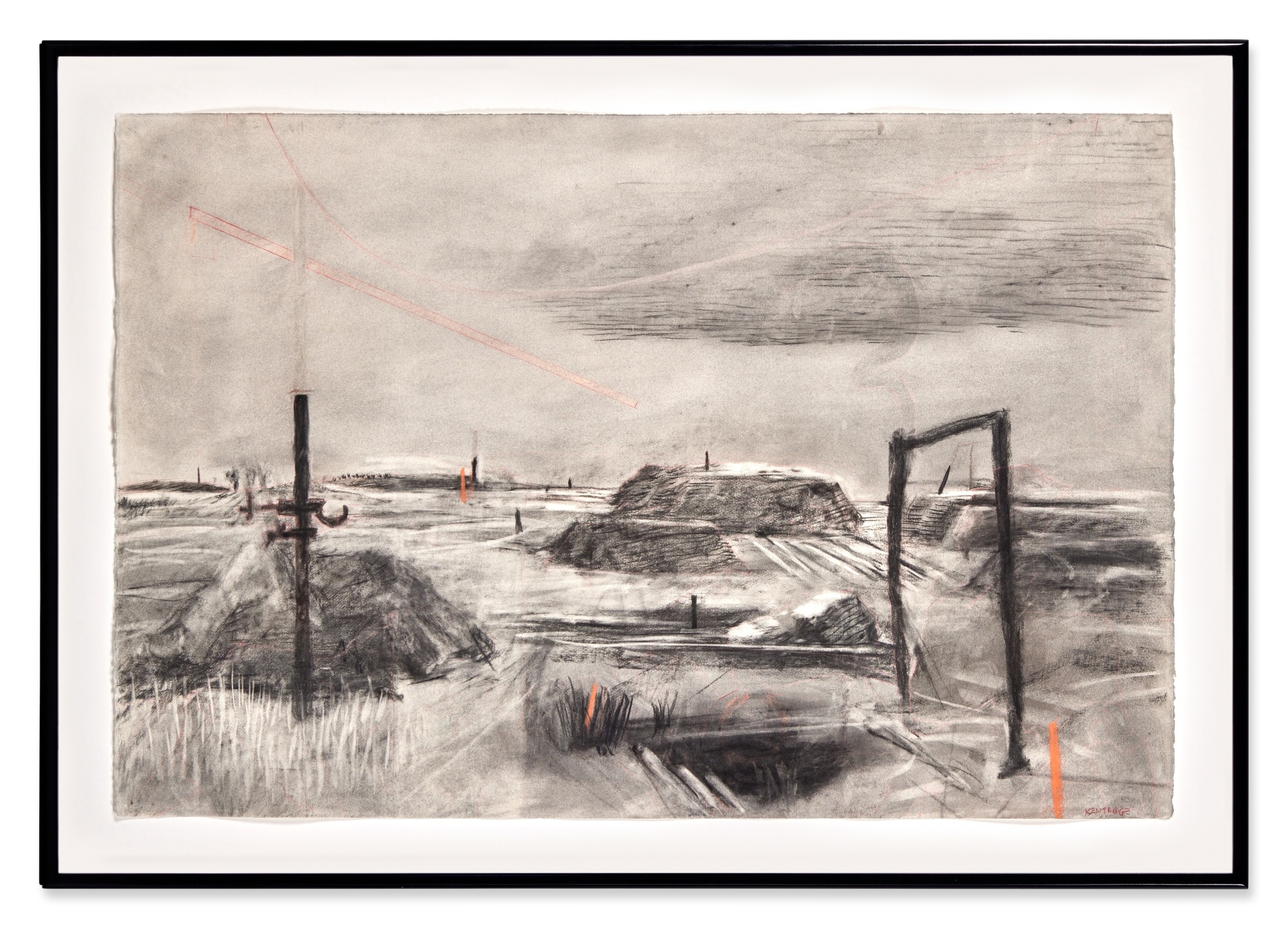William Kentridge | Drawing for '9 Films' (Small Landscape (2004 ...
