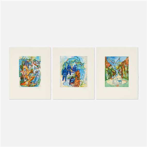 Sandro Chia | Untitled (three works (2000) | MutualArt