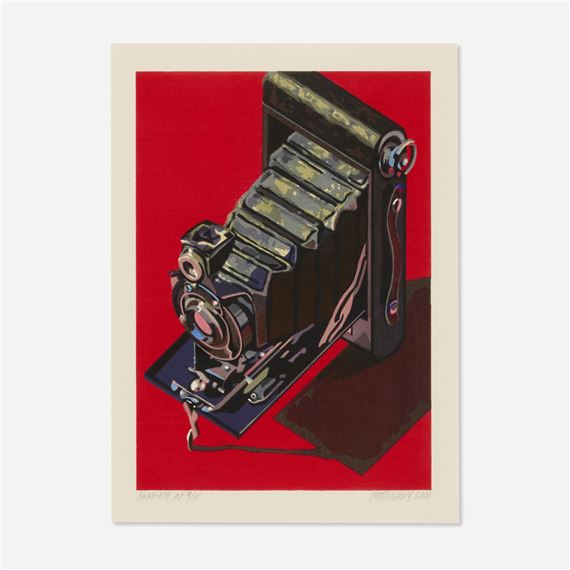 Robert Cottingham | HAWK-EYE (red (2000) | MutualArt
