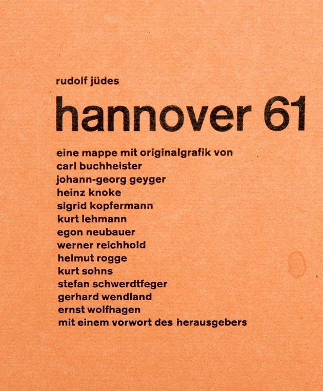Rudolf Jüdes | Mappe Hannover 61 | MutualArt
