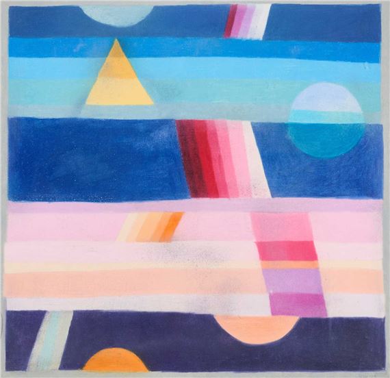 Bernard Myers | PYRAMID AND SPHERES (1973) | MutualArt