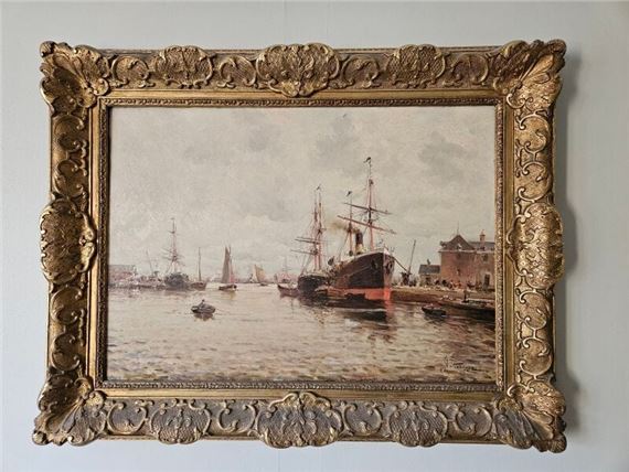 Pierre Letellier | Ships in port | MutualArt