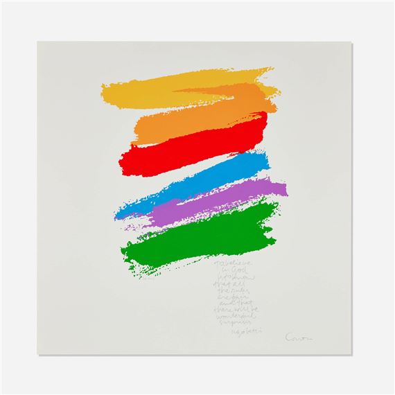 Corita Kent | promise promise (1978) | MutualArt