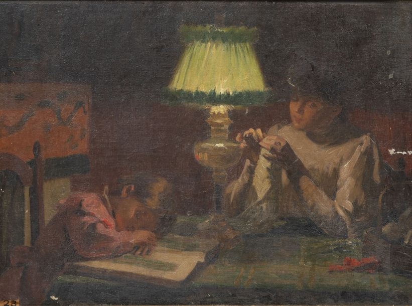 Louis-Emile Adan | The night light | MutualArt