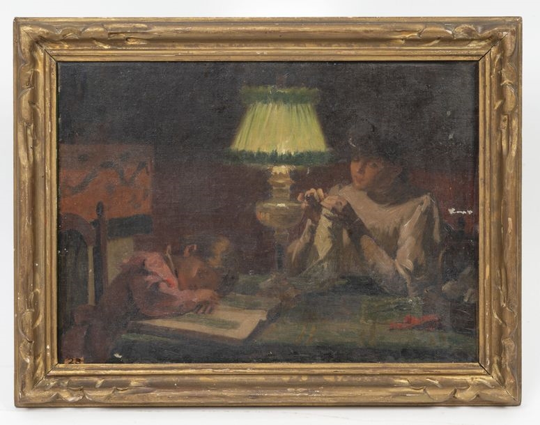 Louis-Emile Adan | The night light | MutualArt