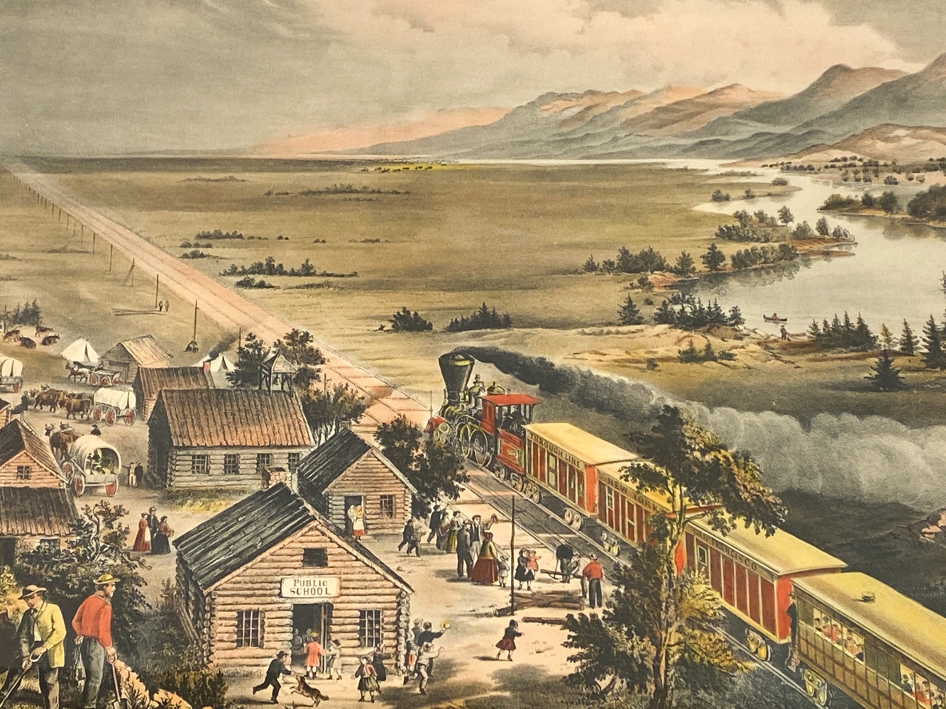 James Merrit Ives | ACROSS THE CONTINENT (1868) | MutualArt