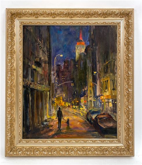 Anthony Springer | NYC AT NIGHT O/C | MutualArt