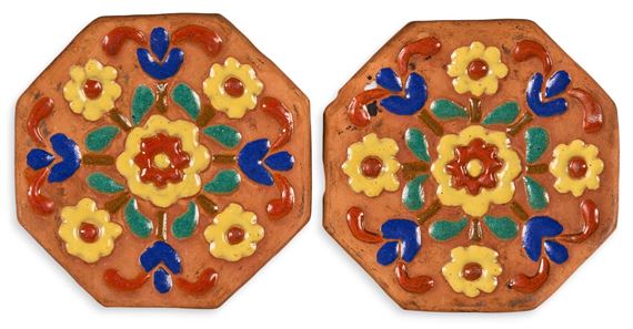 Harding Black | Harding Black, (2) Ceramic Tiles (1945) | MutualArt
