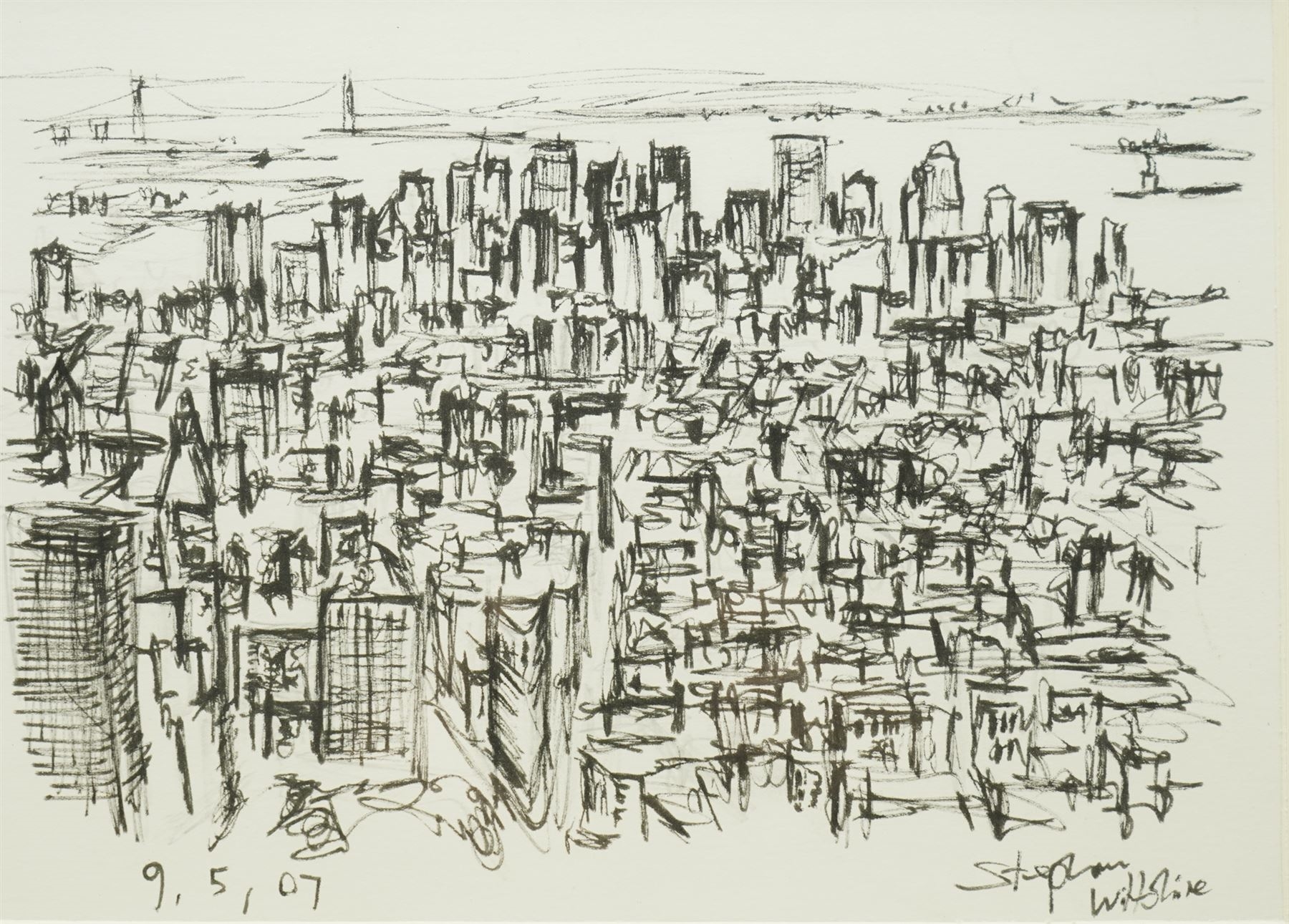Stephen Wiltshire | View of Empire State Building - New York (2007 ...